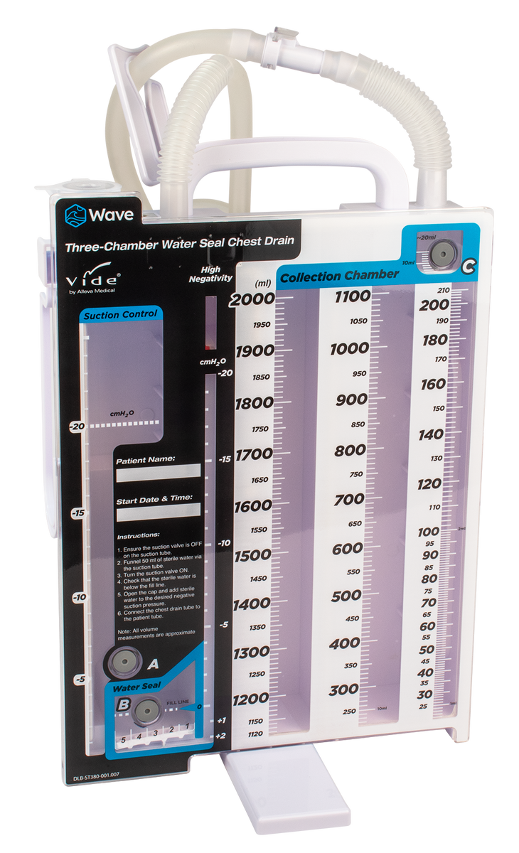 Vide Three-Chamber Water Seal Chest Drain (Wet-Wet) ST380-0001 – Legend ...