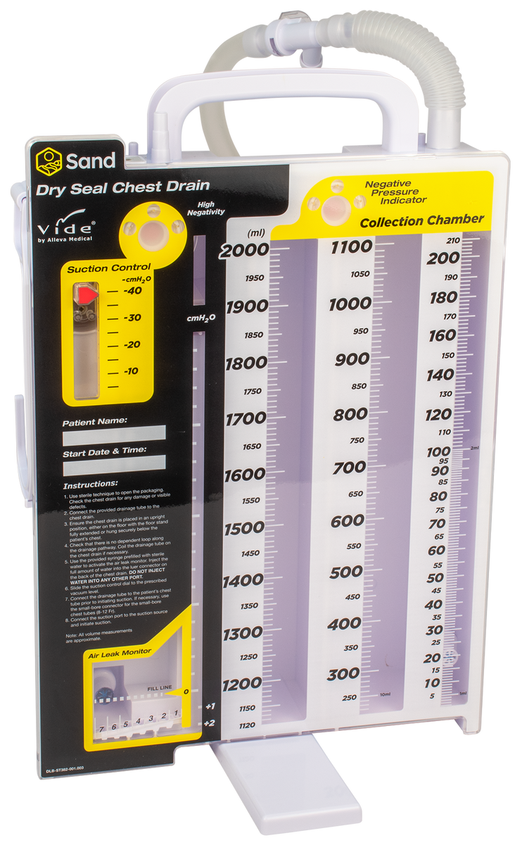 Vide Dry Seal Chest Drainage Unit (Dry-Dry) ST382-0001 – Legend Master